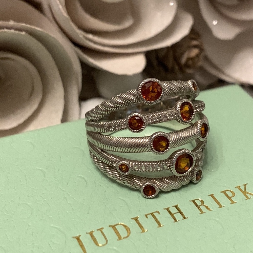 Judith Ripka Stack Ring Size 9 - Gem